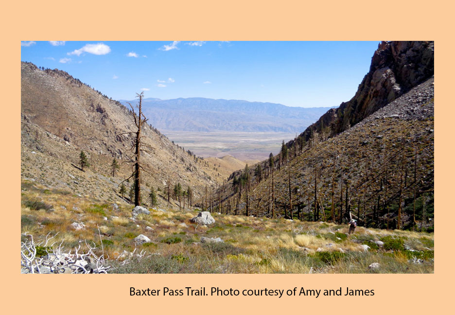 Baxter Pass – steep and rugged – Fly Fishing the Sierra