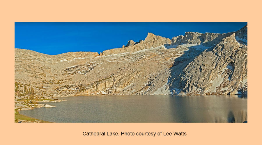 Blackcap Basin – many glacially derived lakes – Fly Fishing the Sierra