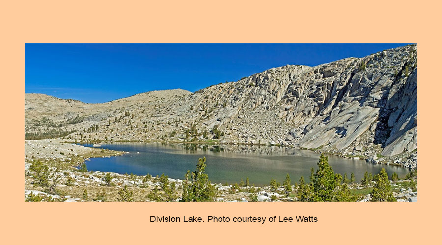 Blackcap Basin – many glacially derived lakes – Fly Fishing the Sierra