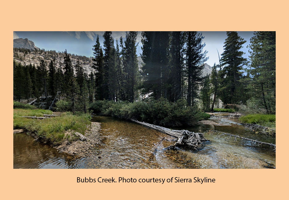 Charlotte Lake – ranger station and rainbows