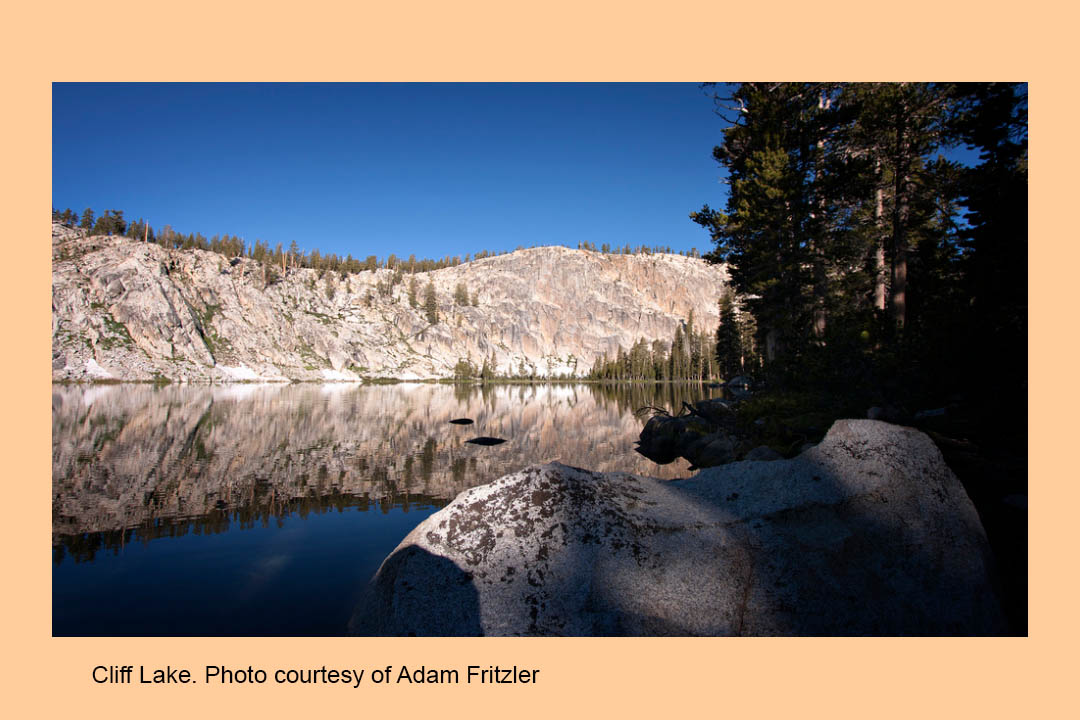 Dinkey Lakes Wilderness – trout are not large but plentiful