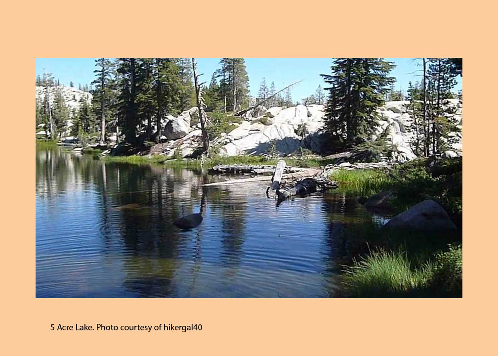 Southern Emigrant Wilderness – granite basin with many lakes