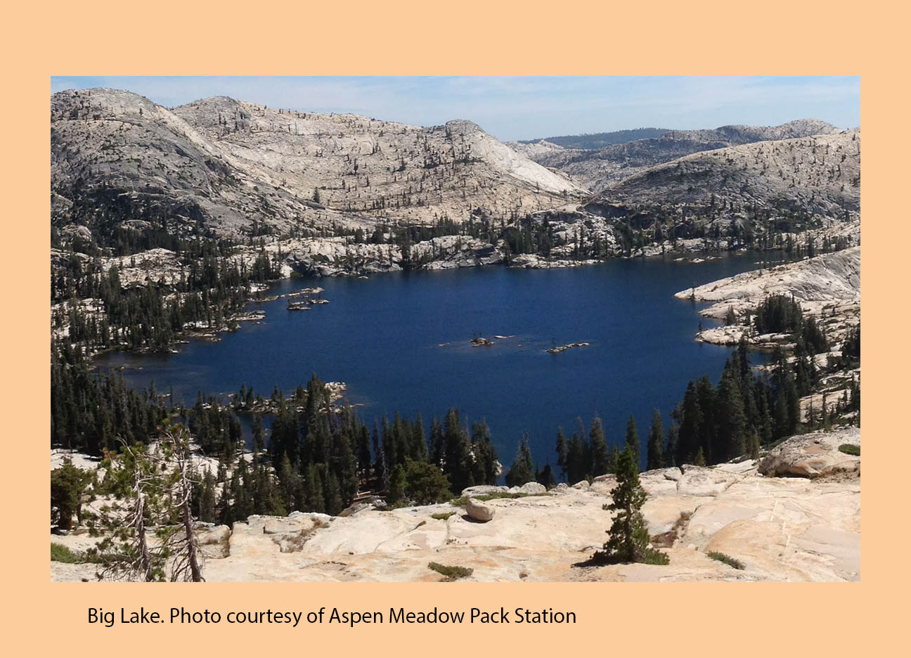 Southern Emigrant Wilderness – granite basin with many lakes