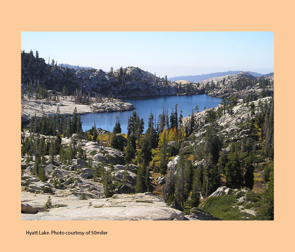 Southern Emigrant Wilderness – granite basin with many lakes