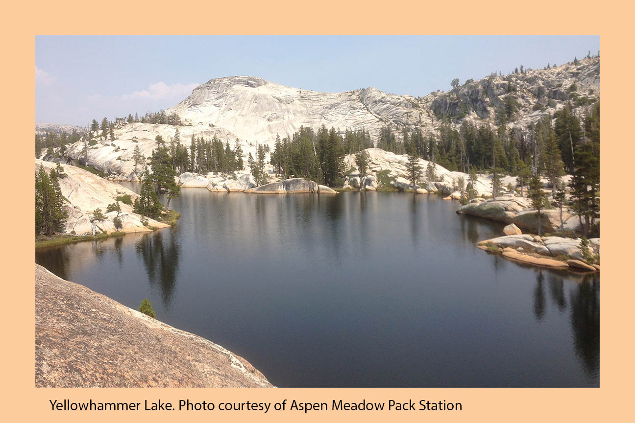 Southern Emigrant Wilderness – granite basin with many lakes