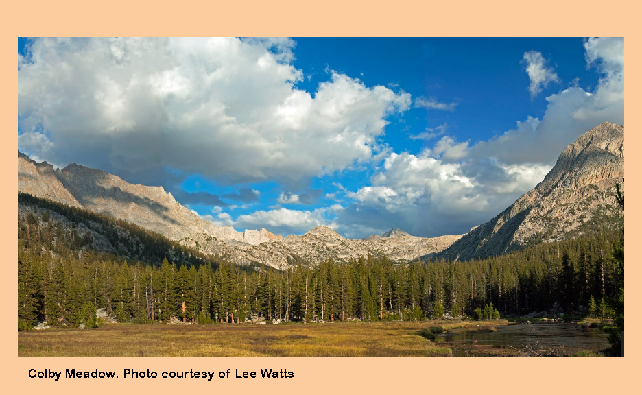 Evolution Valley – named in 1895 by Theodore S. Solomons