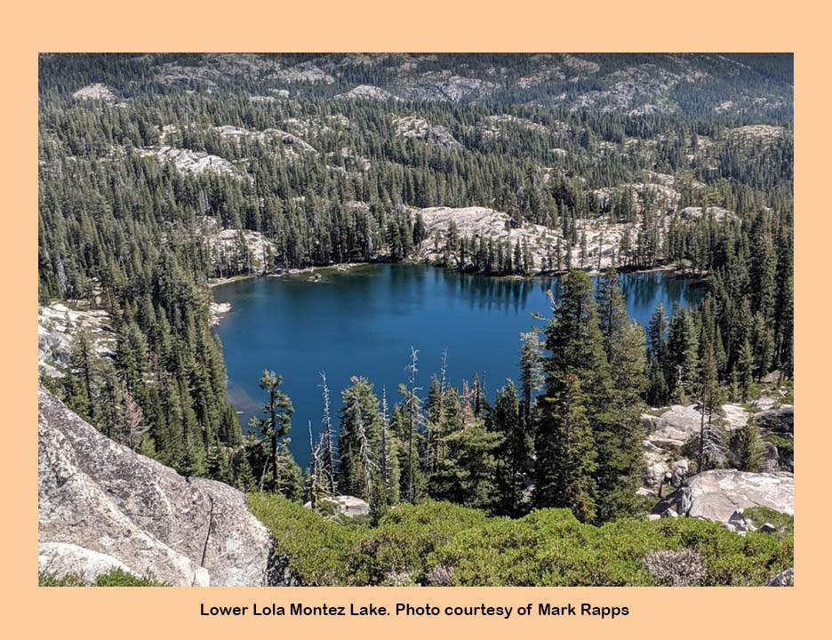 Independence Lake – one of two lakes with original lahontans