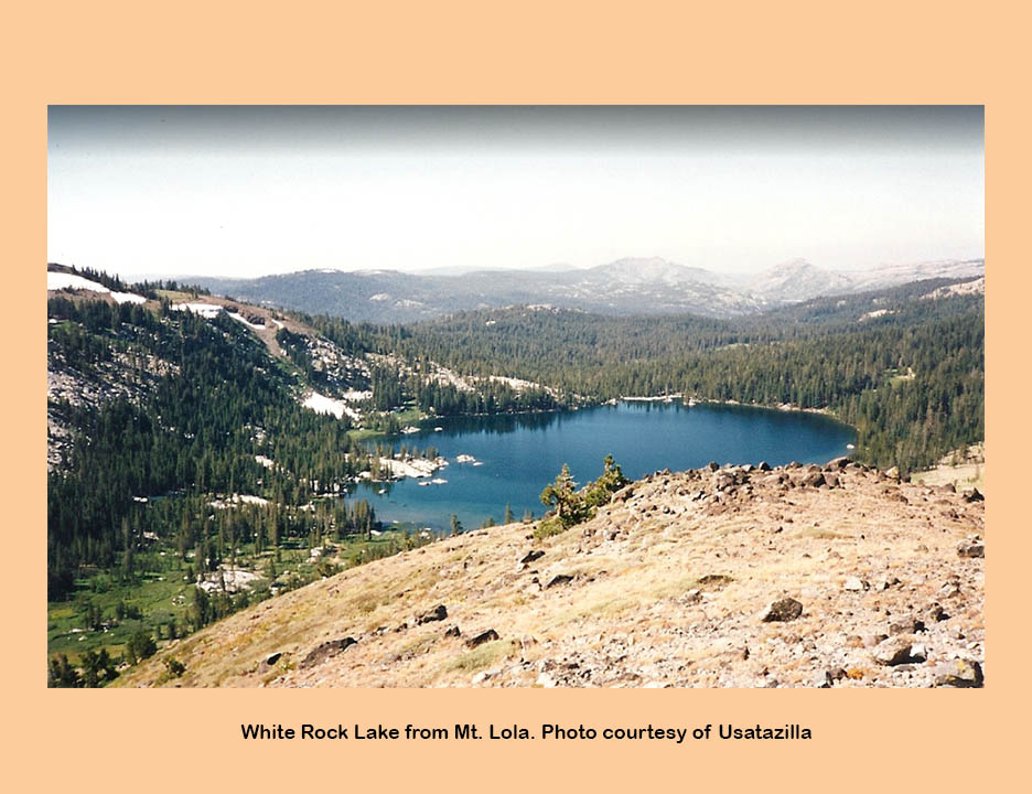 Independence Lake – one of two lakes with original lahontans
