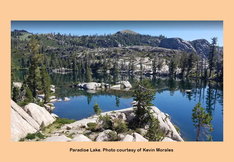 Independence Lake – one of two lakes with original lahontans