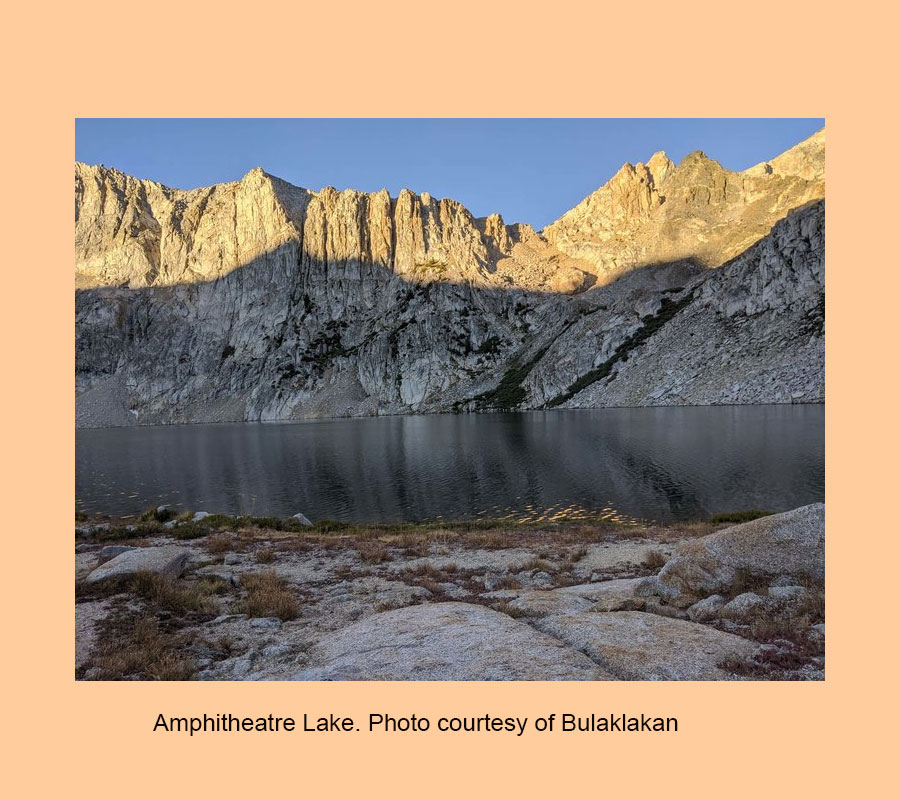 Amphitheatre Lake and Lake Basin | Fly Fishing the Sierra