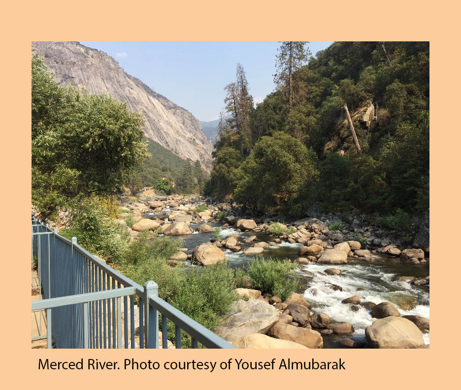 Upper Merced River – home to trout and bass