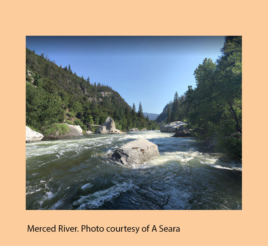 Upper Merced River – home to trout and bass