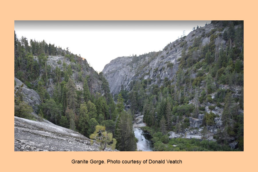 North Fork Kings River – deep pools upon a granite substrate