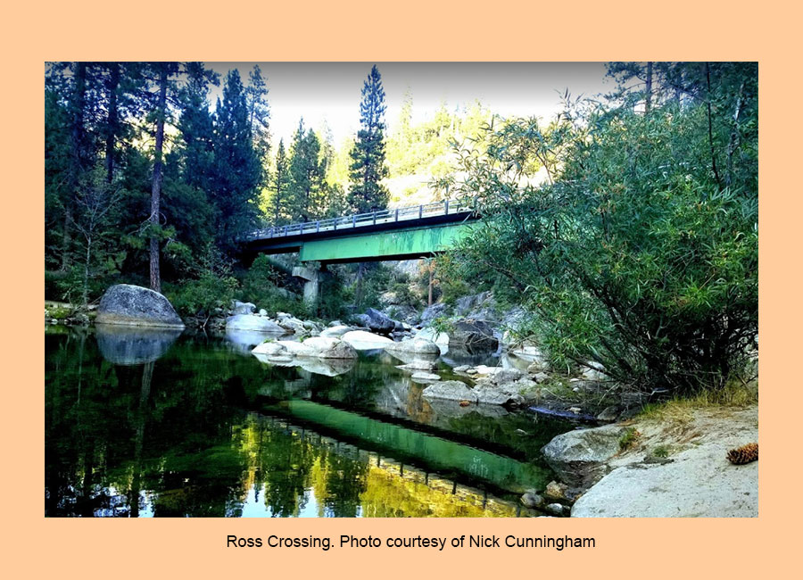 North Fork Kings River – deep pools upon a granite substrate