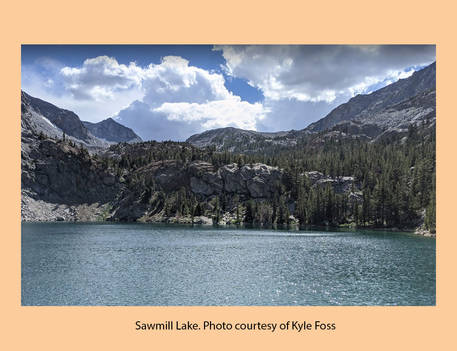 Sawmill Pass – entrance to woods lake