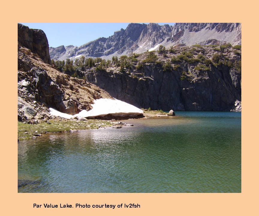 Virginia Lakes Backcountry – numerous lakes within a day hike