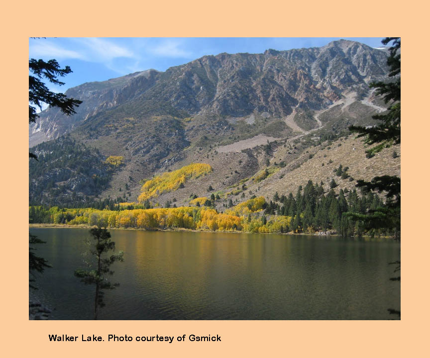 Walker Lake – along one of the oldest trails in sierra