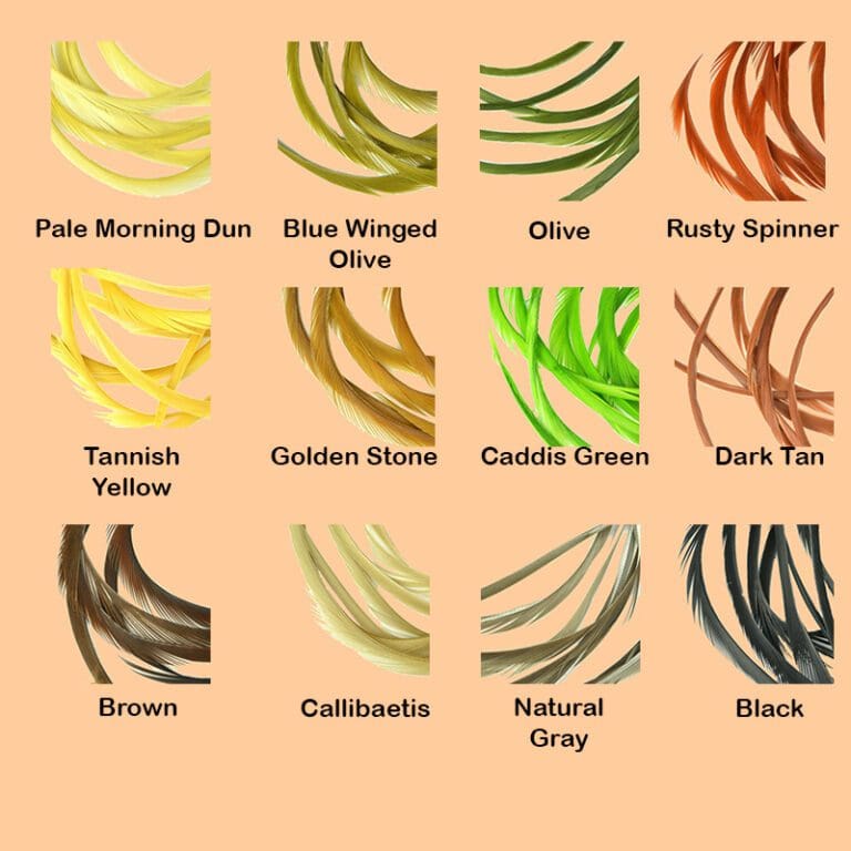 Stripped Goose Biots - Fly Fishing the Sierra