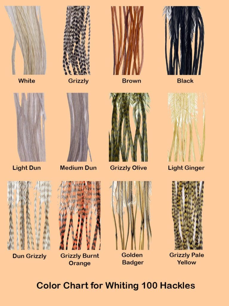 Whiting 100 Saddle Hackles - Fly Fishing the Sierra